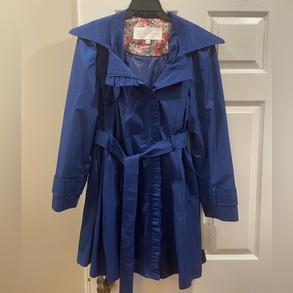 Jessica Simpson | Jackets & Coats | Jessica Simpson Ruffle Trench Coat ...
